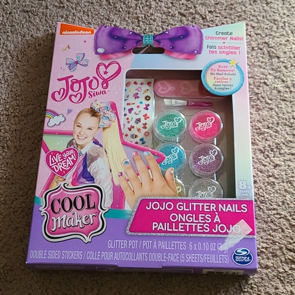 JoJo Siwa | Accessories | Nwt Nickelodeon Jojo Siwa Glitter Nails ...